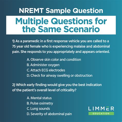 Nremt Faqs Memorizing Meds New Questions Lightning Strikes Limmer