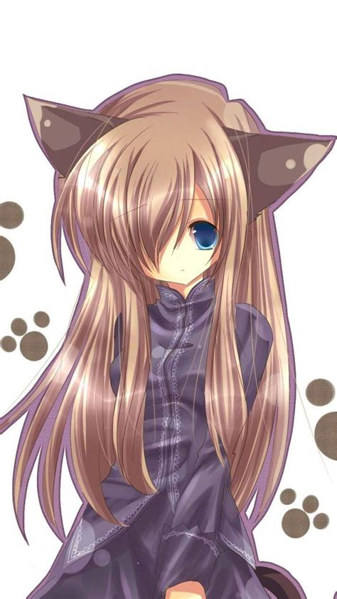Neko Anime Girls Phone Wallpapers Wallpaper Cave