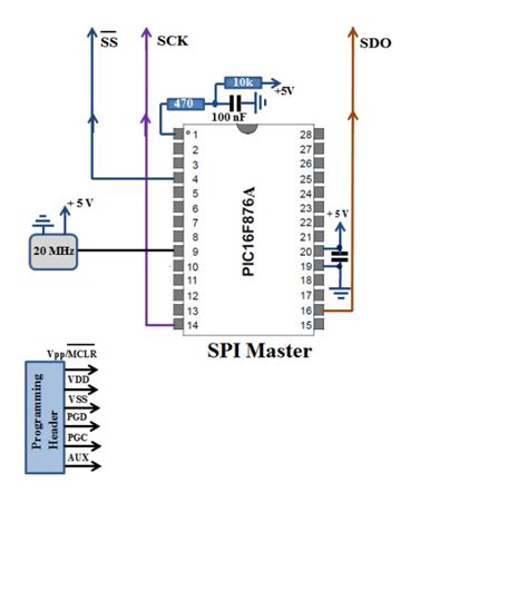 6 Digit Common Anode 7 Segment Display Spi Master Schematic Microcontroller Based Projects