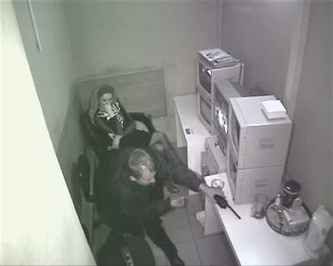 Security Man Filmed By One Of Those Cameras