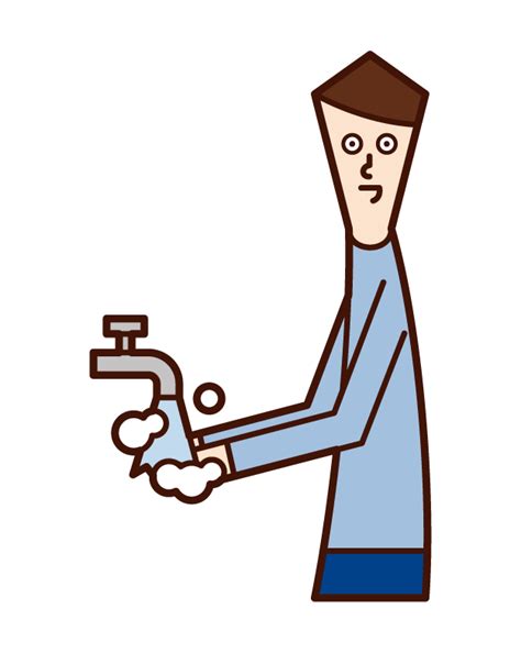 손 씻기 의 일러스트 무료 일러스트 소재집 Kukukeke