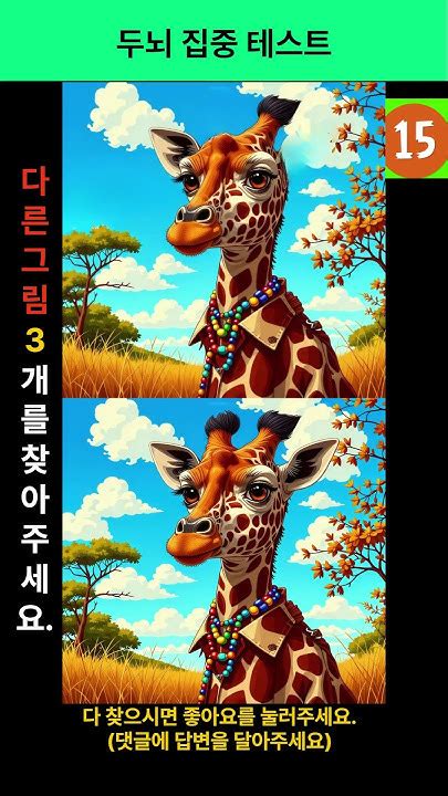 치매 예방에 좋은 다른 그림 찾기 Youtube