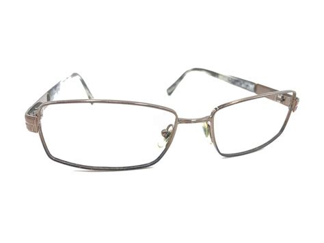 Versace Mod 1064 1136 Brown Metal Eyeglasses Frames 53 16 135 Italy Designer Etsy