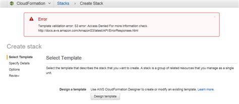 Error While Launching The Template Issue Aws Samples Aws Building Data Lake Reinvent