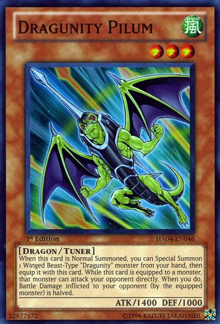 Dragunity Pilum Yu Gi Oh