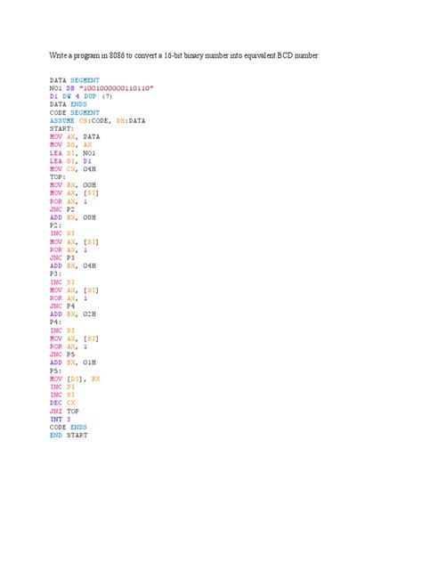 binary to bcd pdf