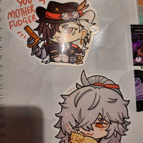 Shouting Sorcerer Chibi Funny Anime Glossy Vinyl Sticker For Laptop Journal Etsy