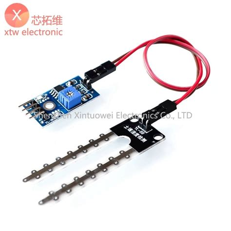 Soil Moisture Meter Detection Module Robot Intelligent Car Soil Moisture Sensor Detection Module
