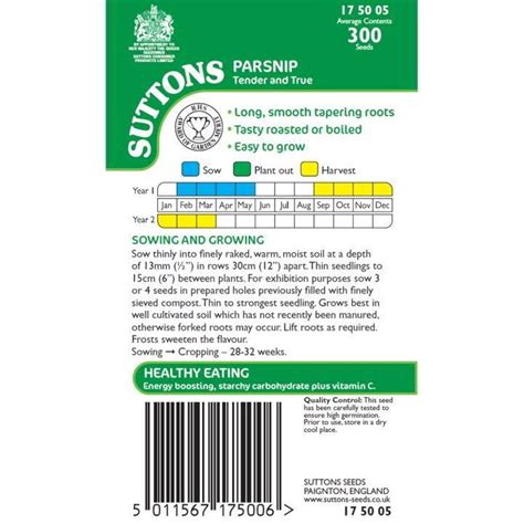 Parsnip Tender And True Seeds Suttons Parsnip Tender And True Seeds Suttons