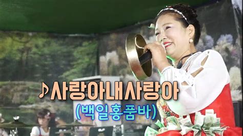 백일홍품바 사랑아 내사랑아 원곡염수연 Youtube