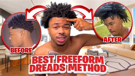 How To Getstart Freeform Dreads Wbrush Or Towel Updated 2026 Method