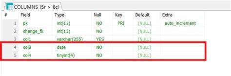 DB DDL Data Definition Language