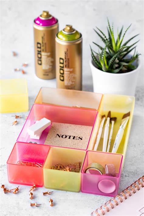 Translucent Plexiglass Containers Organize Your Office The Fun Wa