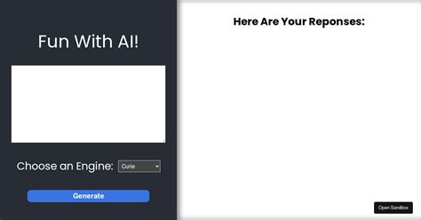 gpt3 playground codesandbox
