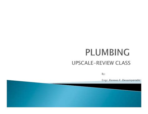 Pdf Plumbing Design Lecture Pdf Dokumen Tips