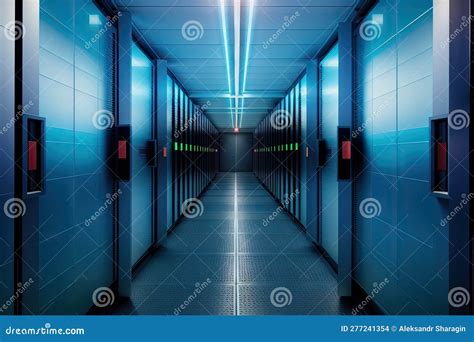 Server Racks In Computer Network Security Server Room Data Center