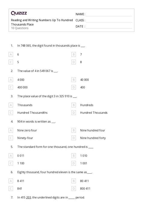 50 Multi Digit Multiplication And The Standard Algorithm Worksheets