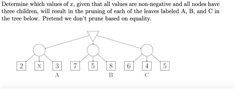 Solved Determine which values of x, given that all values | Chegg.com