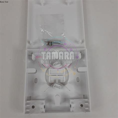 Jual Produk Terbaru Roset 2 Core Fiber Optik Roset 2c Kosong Dan Lengkap Adaptor F Fo Ftth