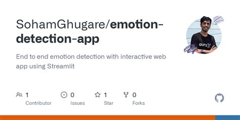 Github Sohamghugareemotion Detection App End To End Emotion Detection With Interactive Web