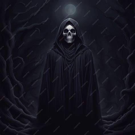 Premium Photo Illustration Of A Representation Of Death