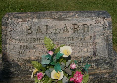 Henry Frederick Ballard 1898 1977 Find A Grave Memorial