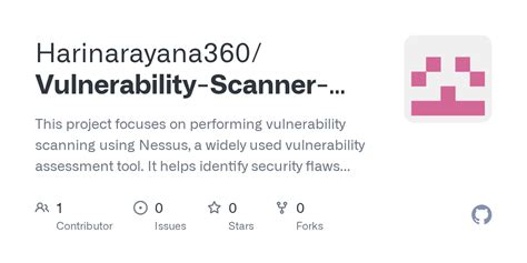 Github Harinarayana360vulnerability Scanner Using Nessus This