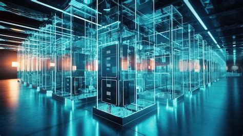 Premium Ai Image Generative Ai Data Center Modern High Technology