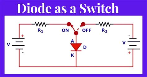 Diode As A Switch Electrical Volt