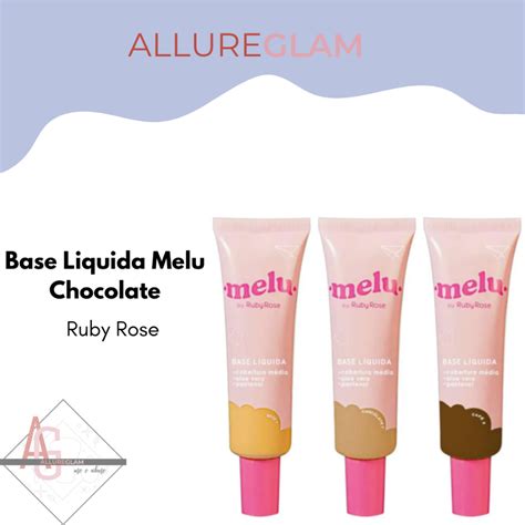 Ruby Rose Base Liquida Melu 29 Ml Shopee Brasil