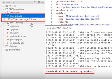 Sap Abap Central Create And Deploy Mta Project To Cloud Foundry