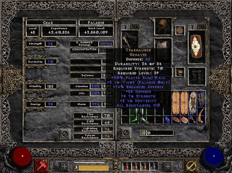 Diablo Ii Why Does The Vigor Skill Bonus From Equipment Not Increase