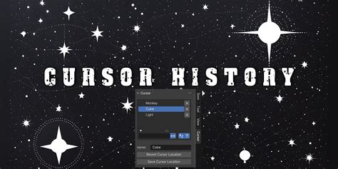Cursor History Blender