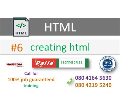 How To Create Html File YouTube