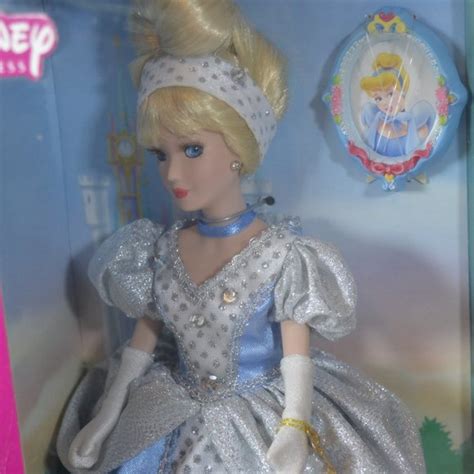 Disney Other Disney Princess Brass Key Keepsakes Porcelain Dolls Ariel Cinderella Belle 204