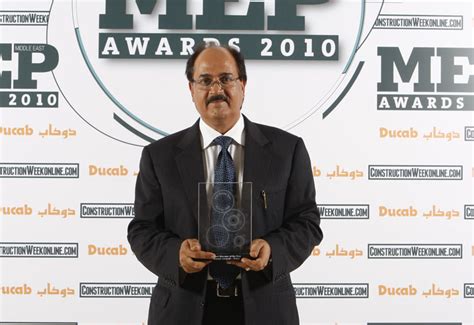 Mep Awards Devnath Sampath Wins Project Manager Construction Week Online