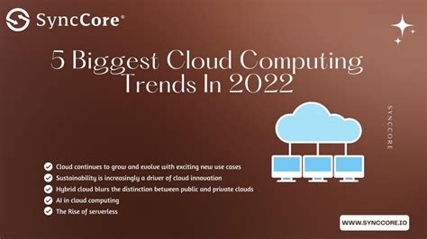 The 5 Biggest Cloud Computing Trends In 2022 Synccore Cloud Blog