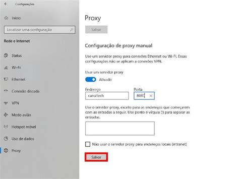 Windows Como Configurar Um Proxy Canaltech