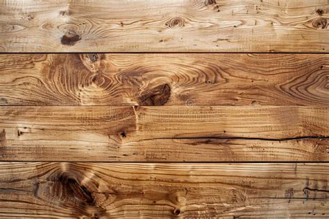 Realistic Photograph Of An Oak Wood Countertop Top View Solid