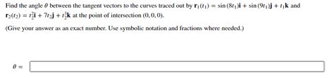 Solved Determine Where The Vector Function R T I Chegg Com