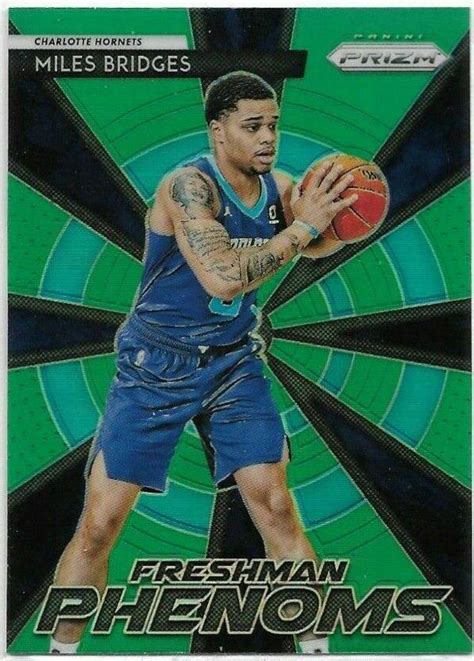 Miles Bridges Green Prizm 14 Prices 2018 Panini Prizm Freshman