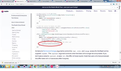 Sharing Realm Between Users Stack Overflow