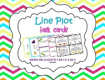 Line Plots Task Cards With Fractions CCSS MD MD By Katie May