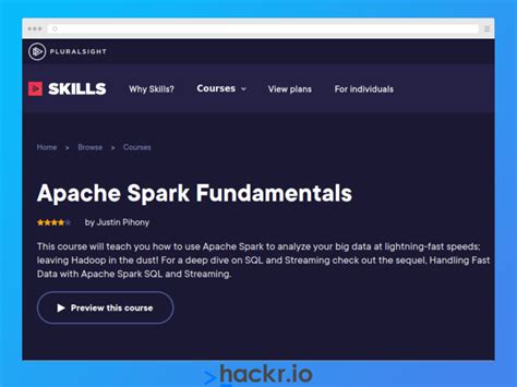 Apache Spark Courses Online
