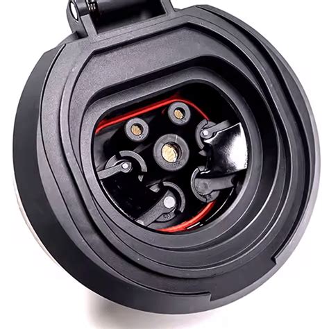 Type 2 Charging Socket With Shutter For Ev Chargers Patented