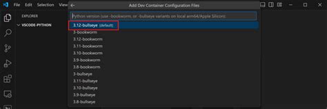Vs Codeのdevcontainerでdockerfileを使わずにpythonの開発環境を簡単に構築する 大阪でホームページ制作なら
