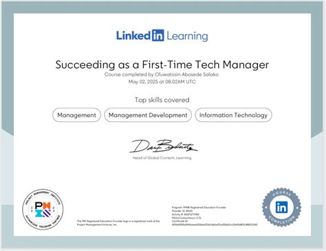 leadershipintech firsttimemanager techleadership continuouslearning… oluwatosin abosede salako