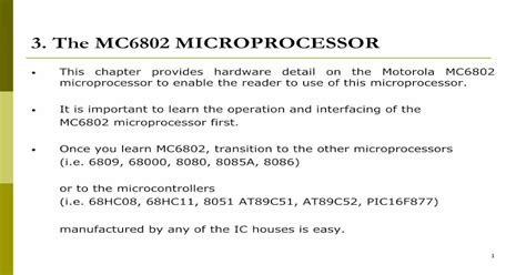 Pdf 3 The Mc6802 Tr ~sedef Verdigi Dersler