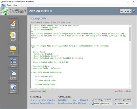 Dynamic SQL Generator Convert Static SQL Server Scripts To Dynamic