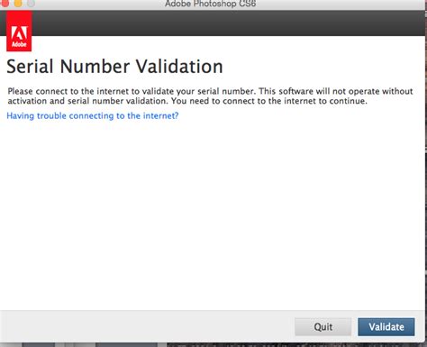 Photoshop CS Serial Number Validation Adobe Product Community
